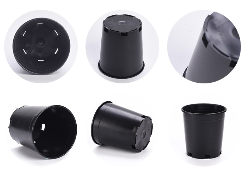 Single use small plastic nursery pots